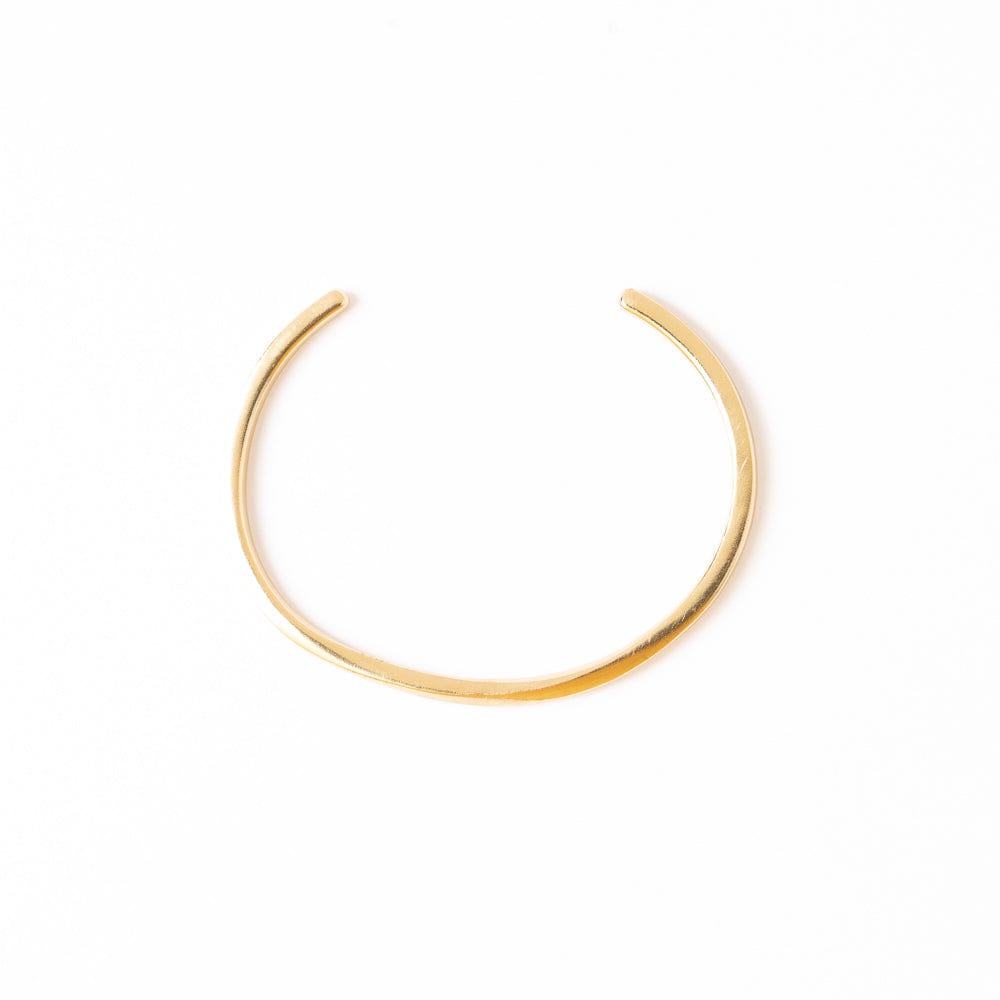 Millie Twisted Bar Thin Cuff Bracelet Brass – INK+ALLOY LLC