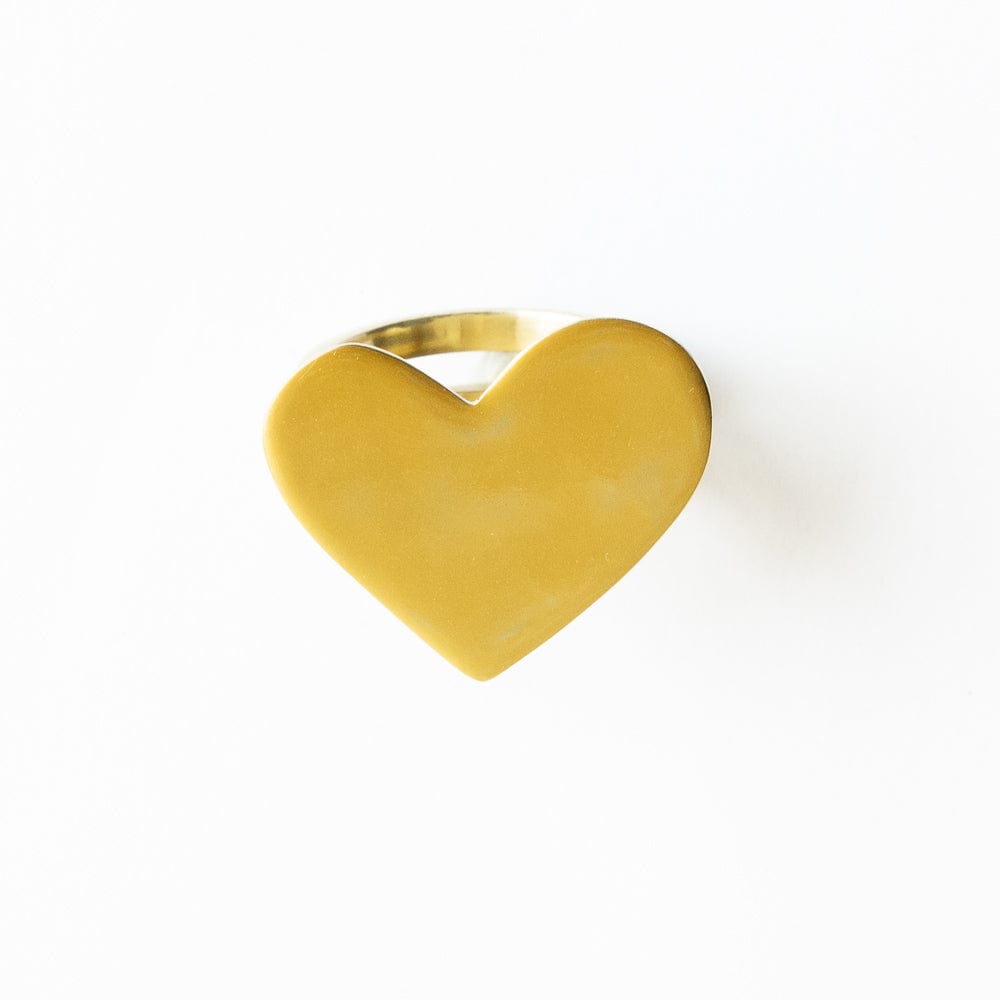 Harper Heart Bandana Ring Brass – INK+ALLOY LLC