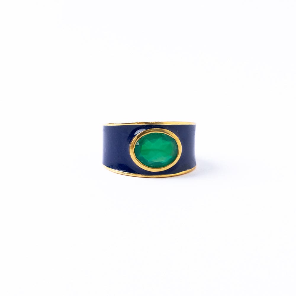 Rings- INK+ALLOY Handmade Enamel + Brass Rings for the Modern Bohemian ...