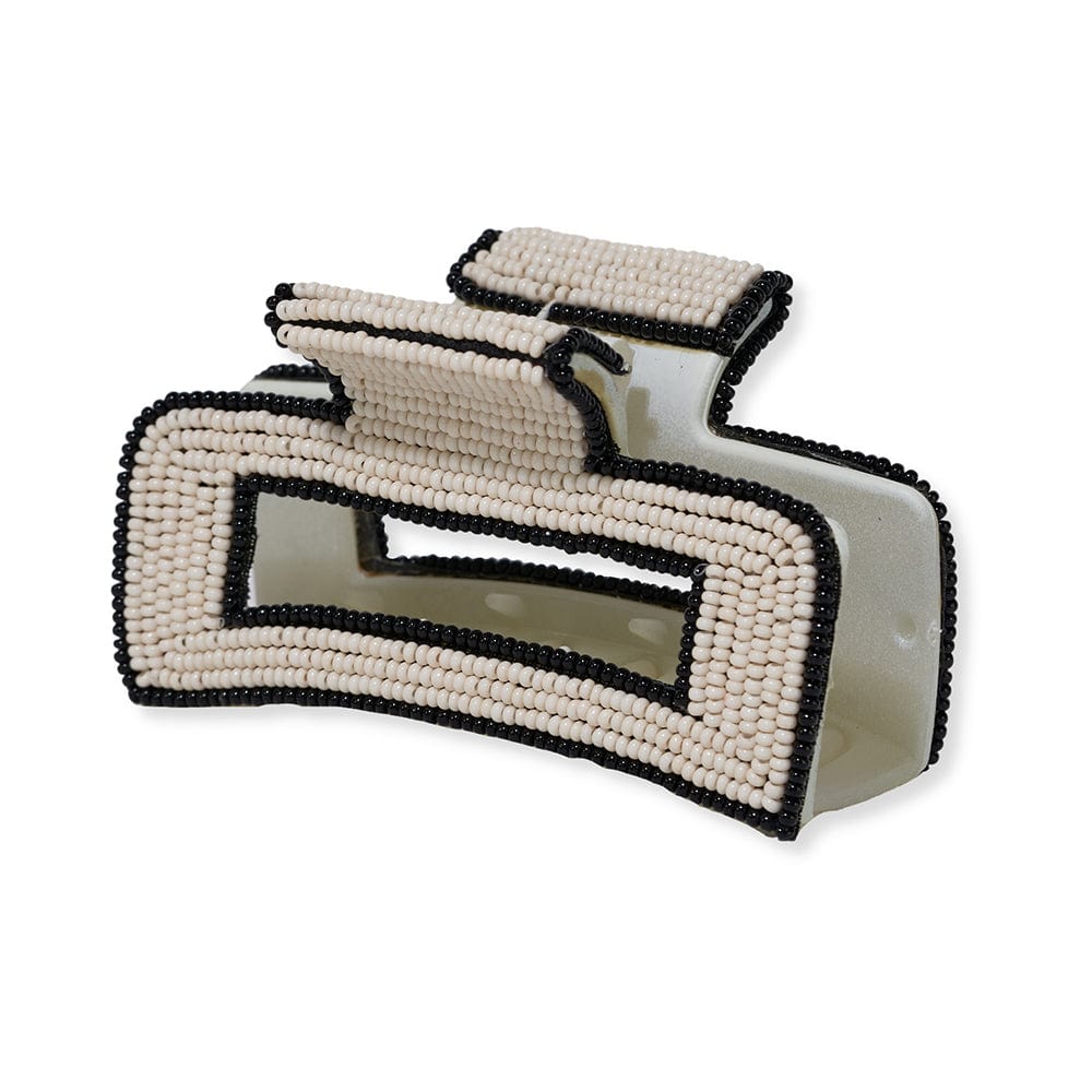 Lola Solid Color With Piped Edges Claw Ivory – INK+ALLOY, LLC