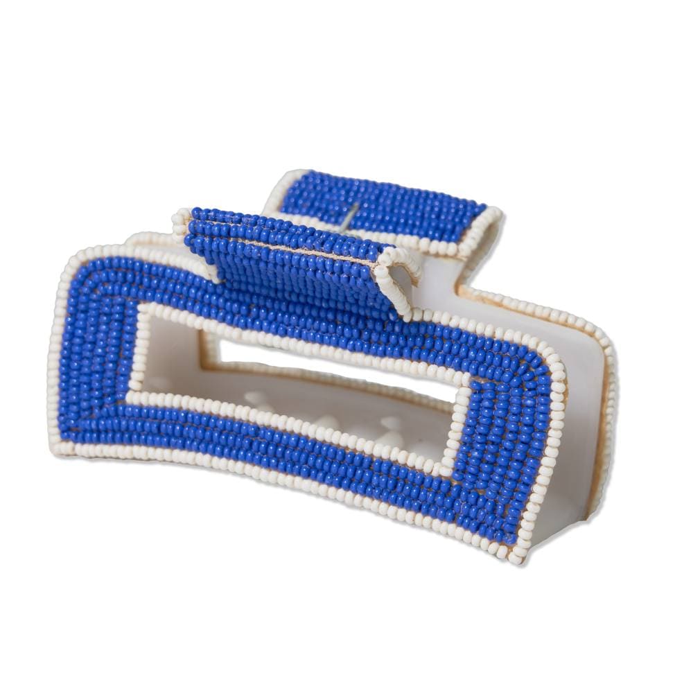 Lola Solid Color With Piped Edges Claw Lapis – INK+ALLOY, LLC