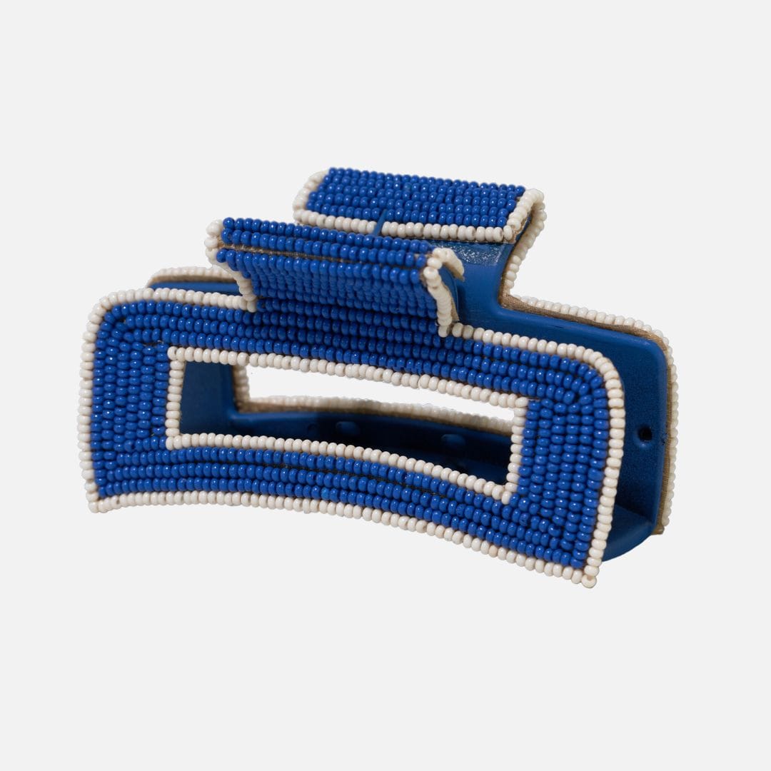 Lola Solid Color With Piped Edges Claw Lapis – INK+ALLOY LLC