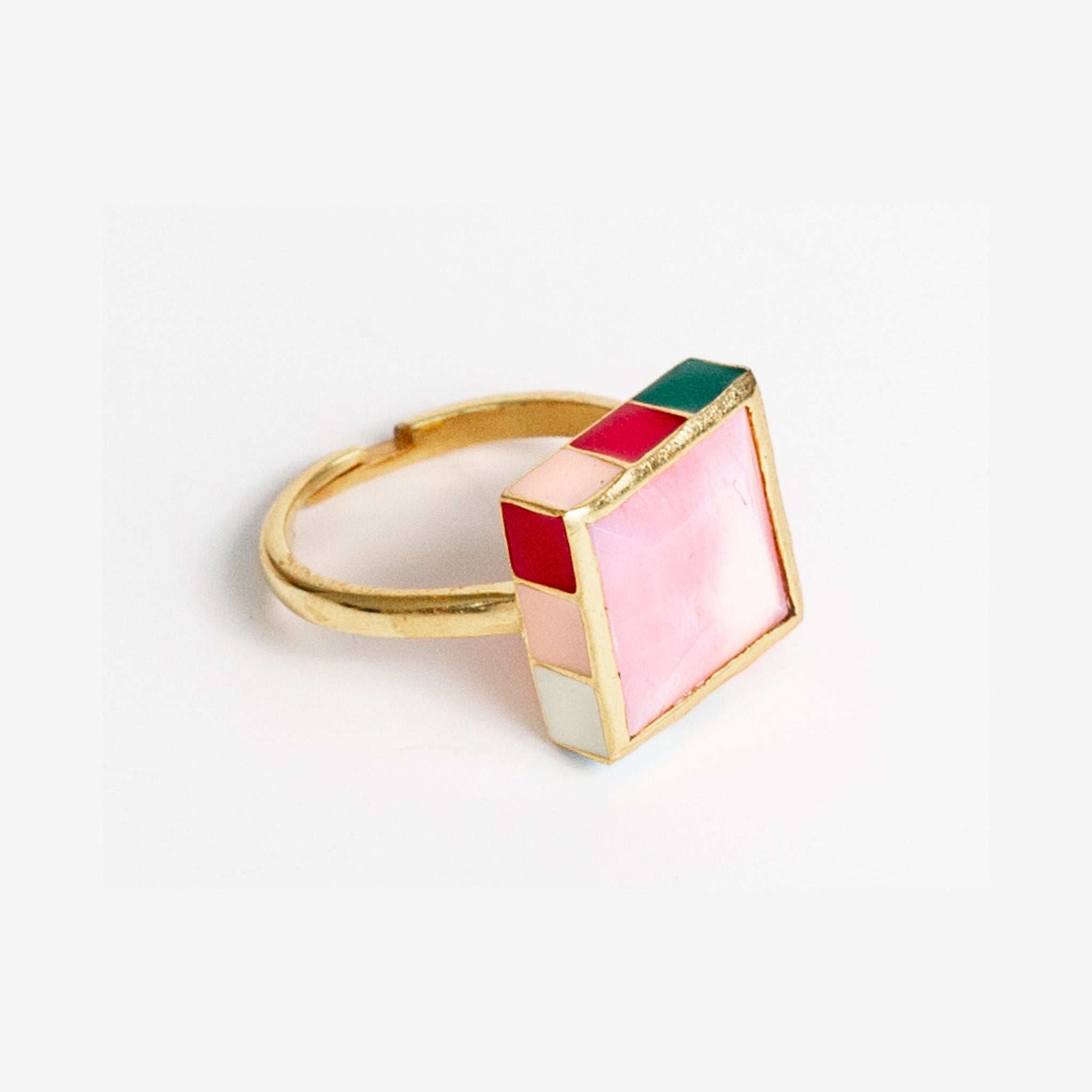 Rings- INK+ALLOY Handmade Enamel + Brass Rings for the Modern Bohemian ...