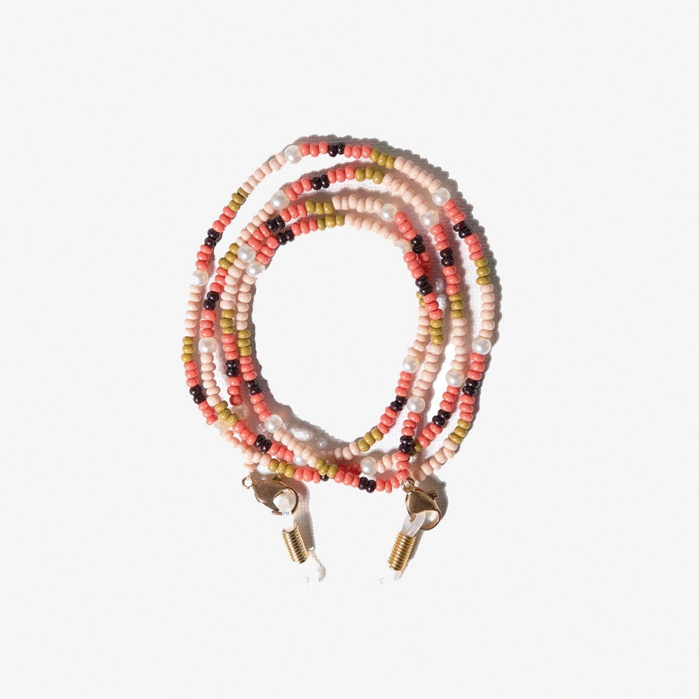 Polly Large Color Blocks With Pearls Beaded Eyeglass Chain Jaipur – INK ...