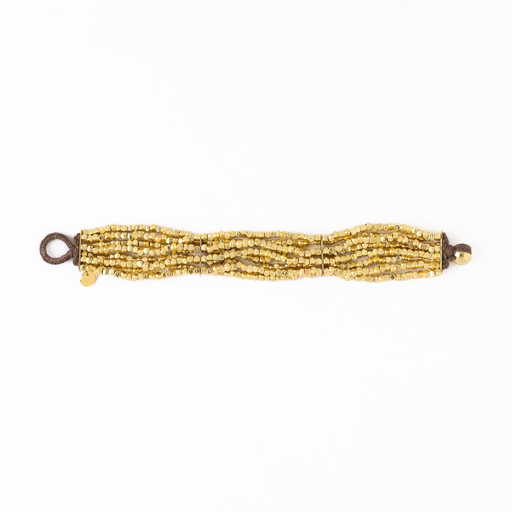 Wanda 8-Strand Cuff Bracelet Gold – INK+ALLOY LLC
